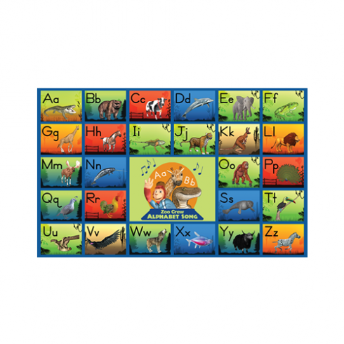 Zoo Crew Classroom Alphabet Rugs - Alive Studios | Supplemental Reading ...