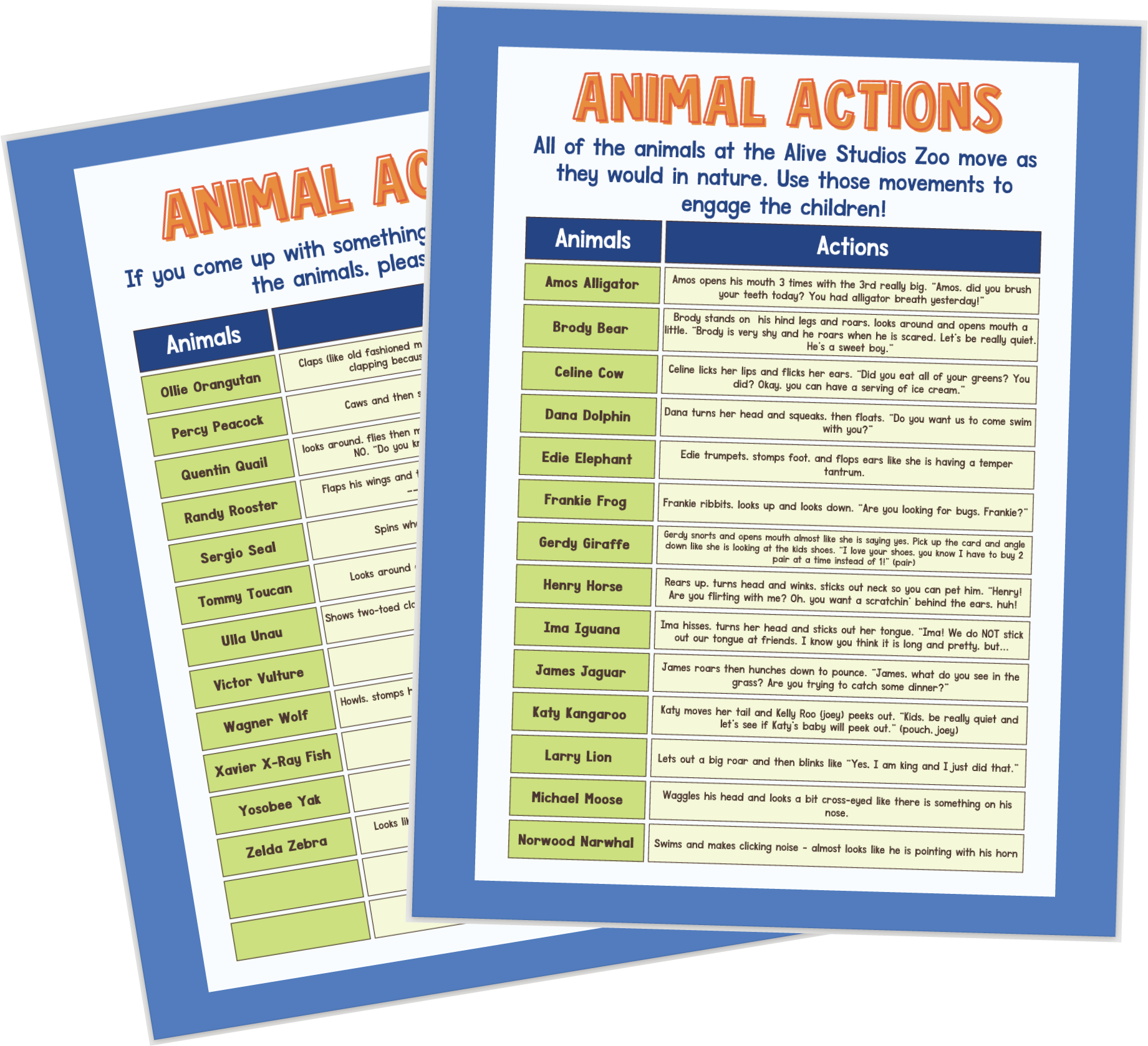 Zoo Keeper Resources | Alive Studios | Supplemental Reading and Math ...